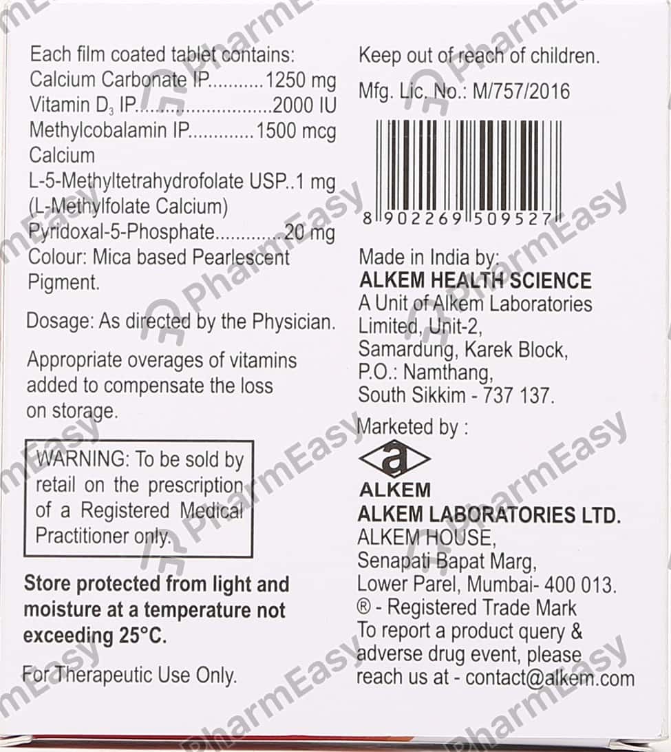 Buy Gemcal Xt Strip Of 15 Tablets Online at Flat 15% OFF | PharmEasy