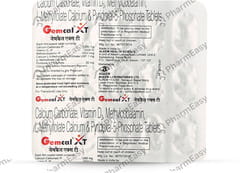 Gemcal XT Tablet: Uses, Side-effects, Price, Dosage & More Info - PharmEasy