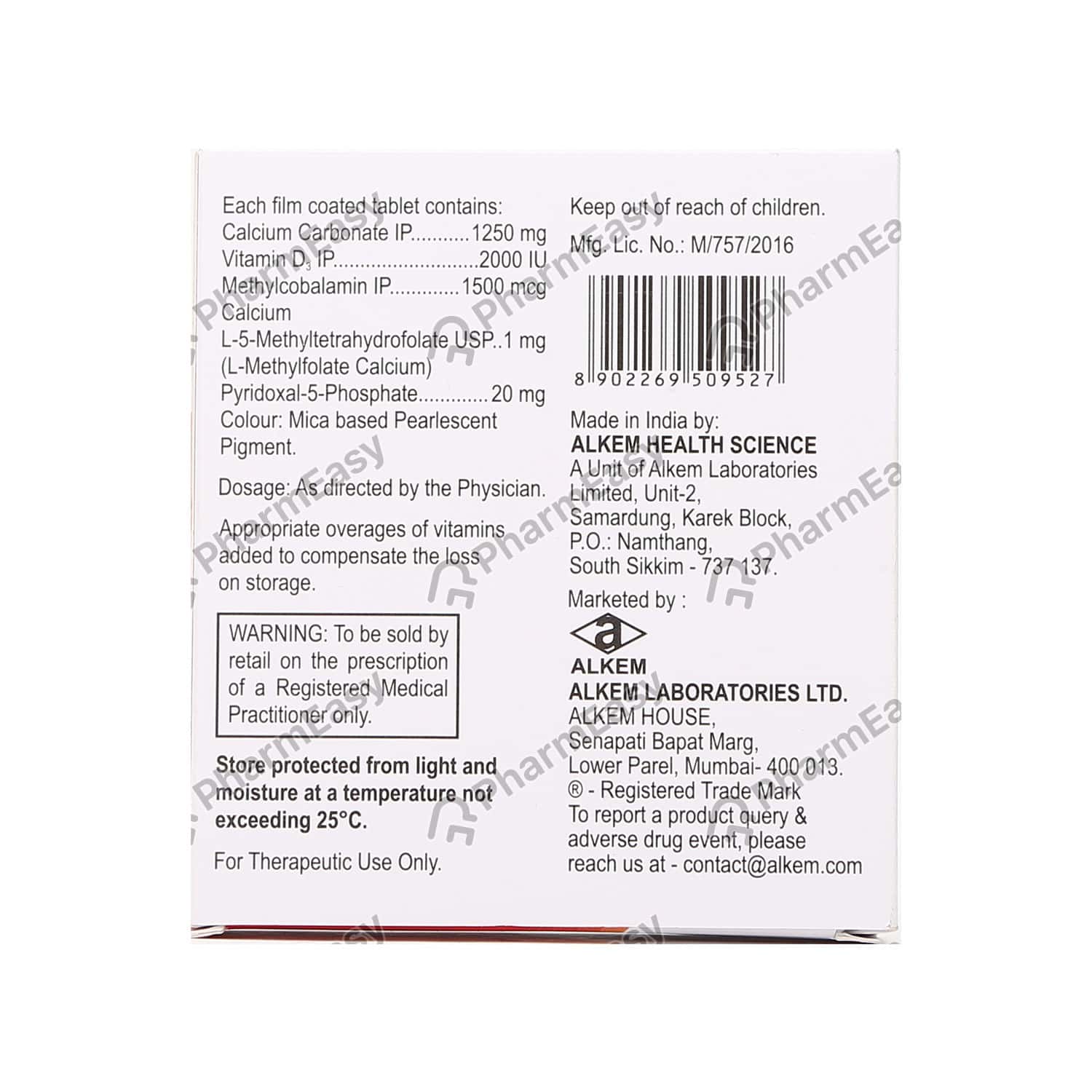 Buy Gemcal Xt Tab 15'S Online at Flat 18% OFF* | PharmEasy