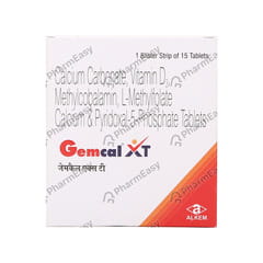 Buy Gemcal Xt Tab 15'S Online at Flat 18% OFF* | PharmEasy
