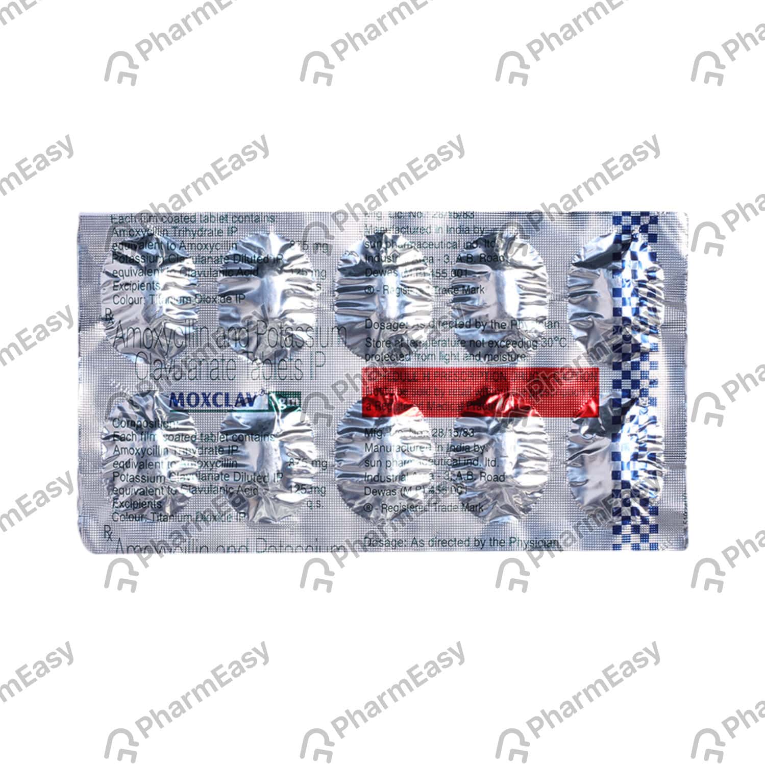 Moxclav 1gm Strip Of 10 Tablets: Uses, Side Effects, Price & Dosage ...