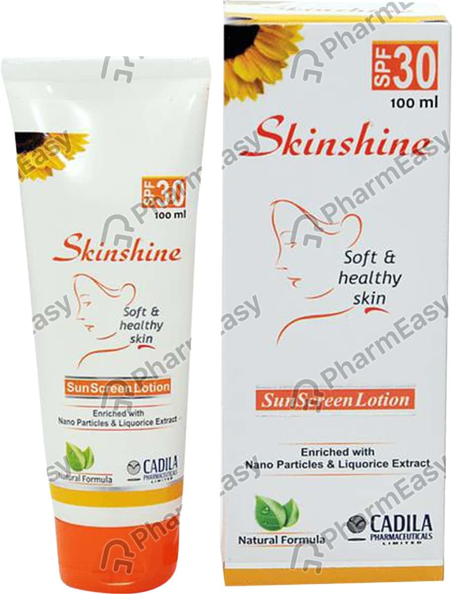 Buy SKINSHINE SPF 30 SUNSCREEN LOTION 100ML Online & Get Upto 60% OFF ...