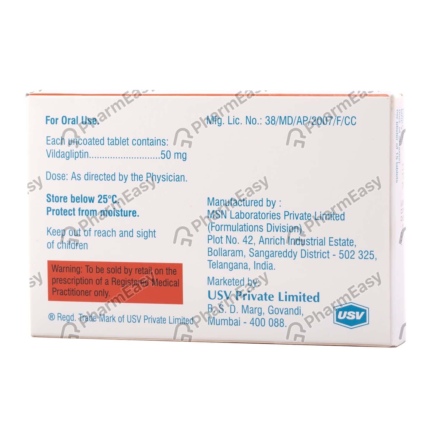 Jalra 50 MG Tablet (15) - Uses, Side Effects, Dosage, Composition ...