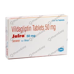 Jalra 50 MG Tablet (15) - Uses, Side Effects, Dosage, Composition ...