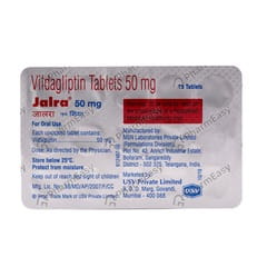 Jalra 50 MG Tablet (15) - Uses, Side Effects, Dosage, Composition ...