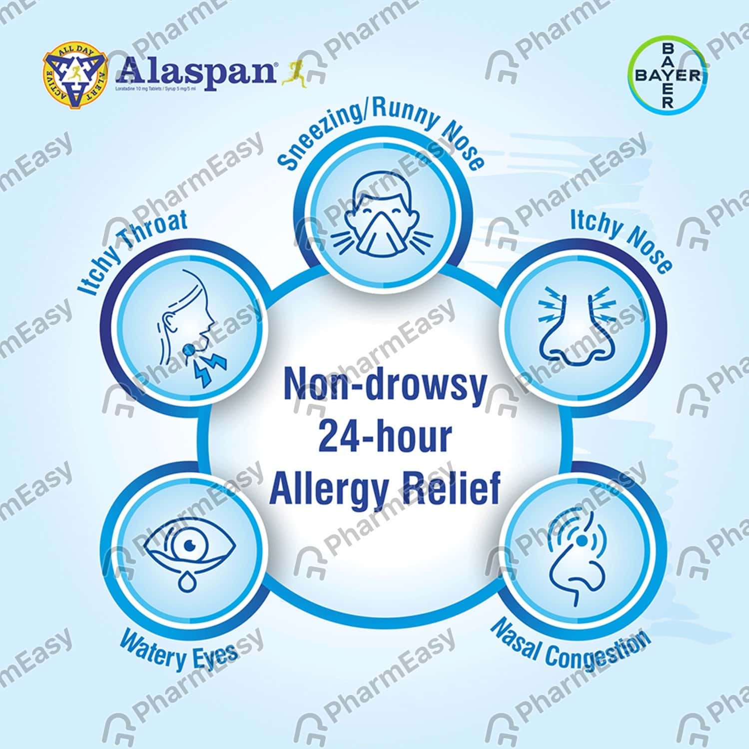 Buy Alaspan 5 MG Syrup (100) Online at Flat 15% OFF | PharmEasy