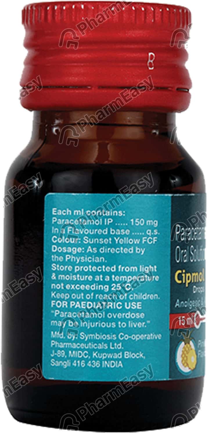 Cipmol 150 MG/ML Oral Drop (15): Uses, Side Effects, Price & Dosage ...