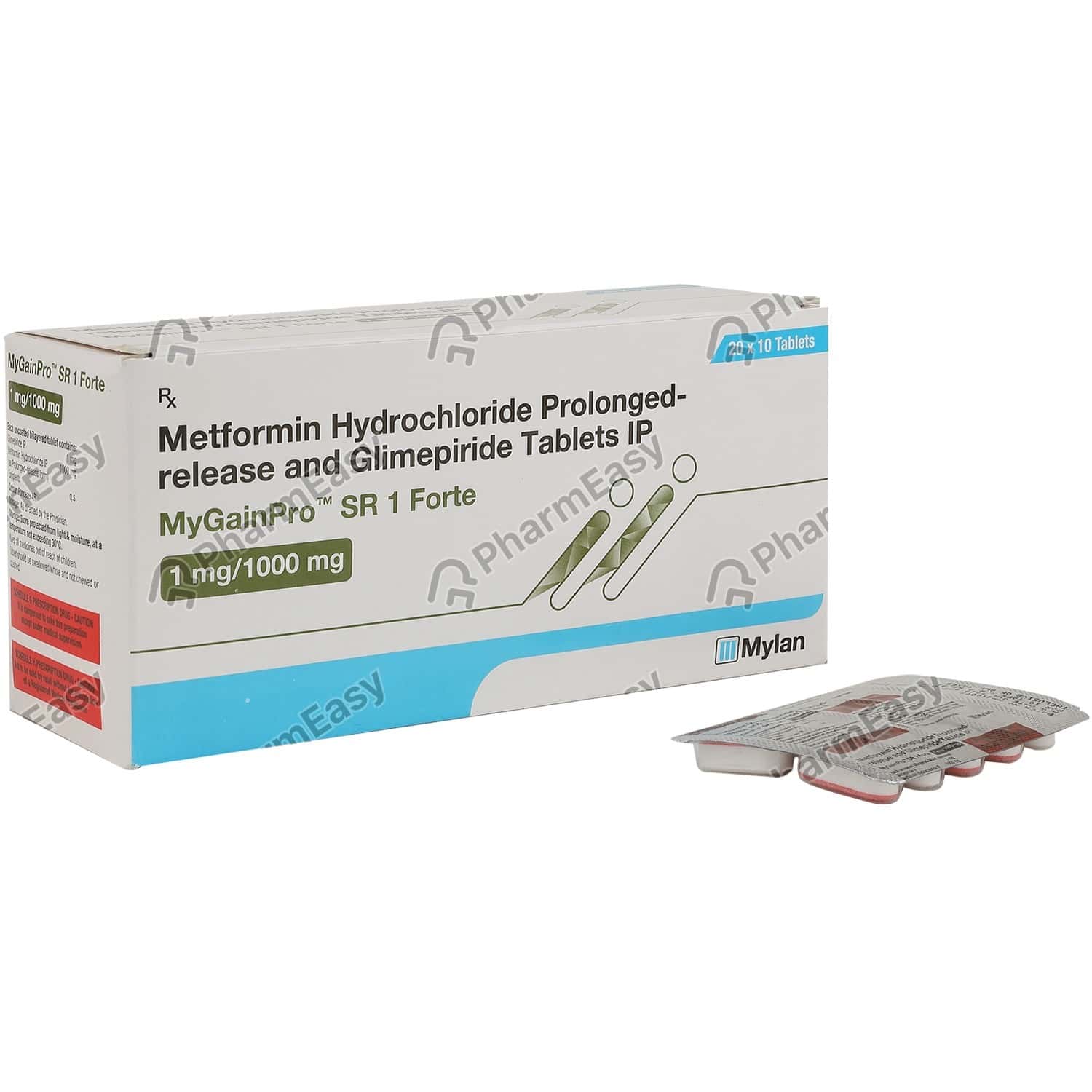 Mygain Pro Sr 1mg Forte Strip Of 10 Tablets: Uses, Side Effects, Price & Dosage | PharmEasy