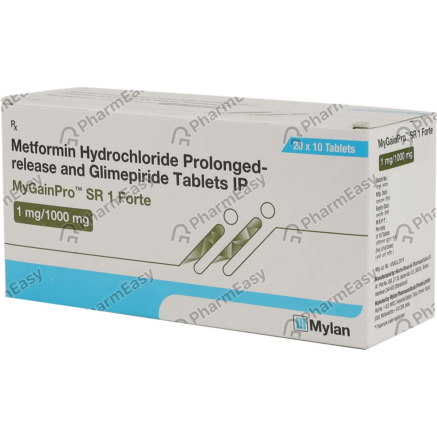 Mygain Pro Sr 1mg Forte Strip Of 10 Tablets: Uses, Side Effects, Price & Dosage | PharmEasy