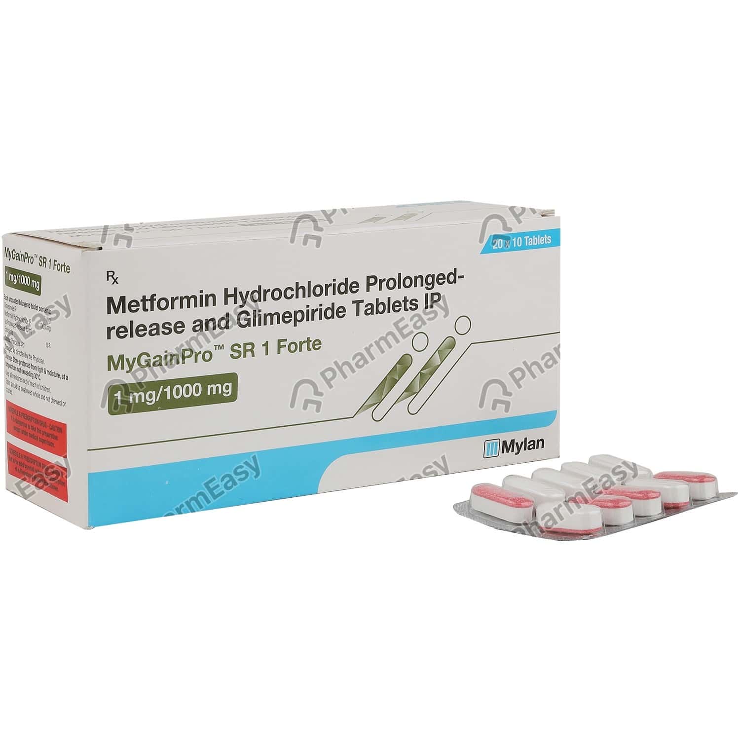 Mygain Pro Sr 1mg Forte Strip Of 10 Tablets: Uses, Side Effects, Price ...