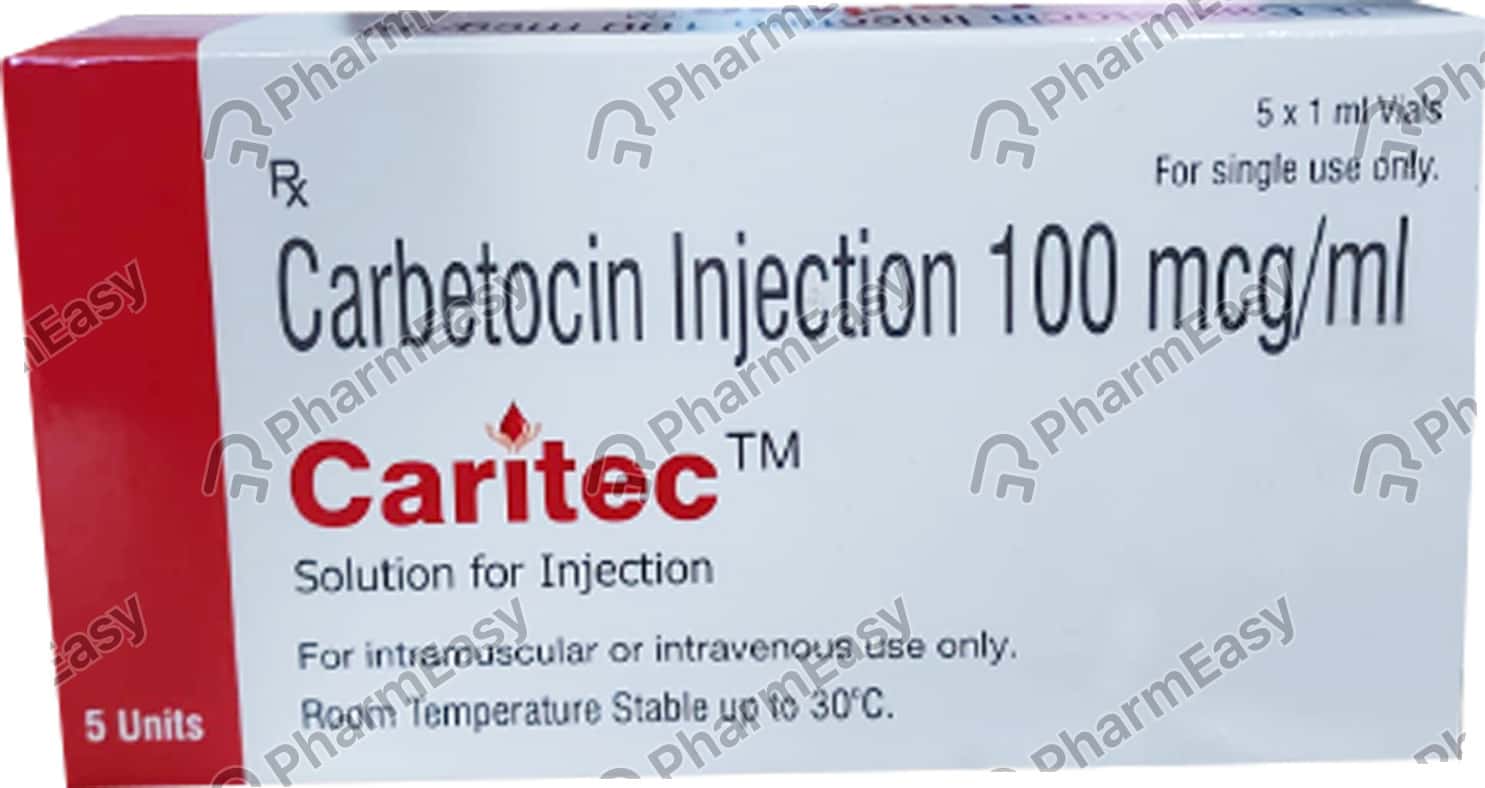 Buy Caritec 100 MCG/ML Solution For Injection (1) Online at Flat 15% ...
