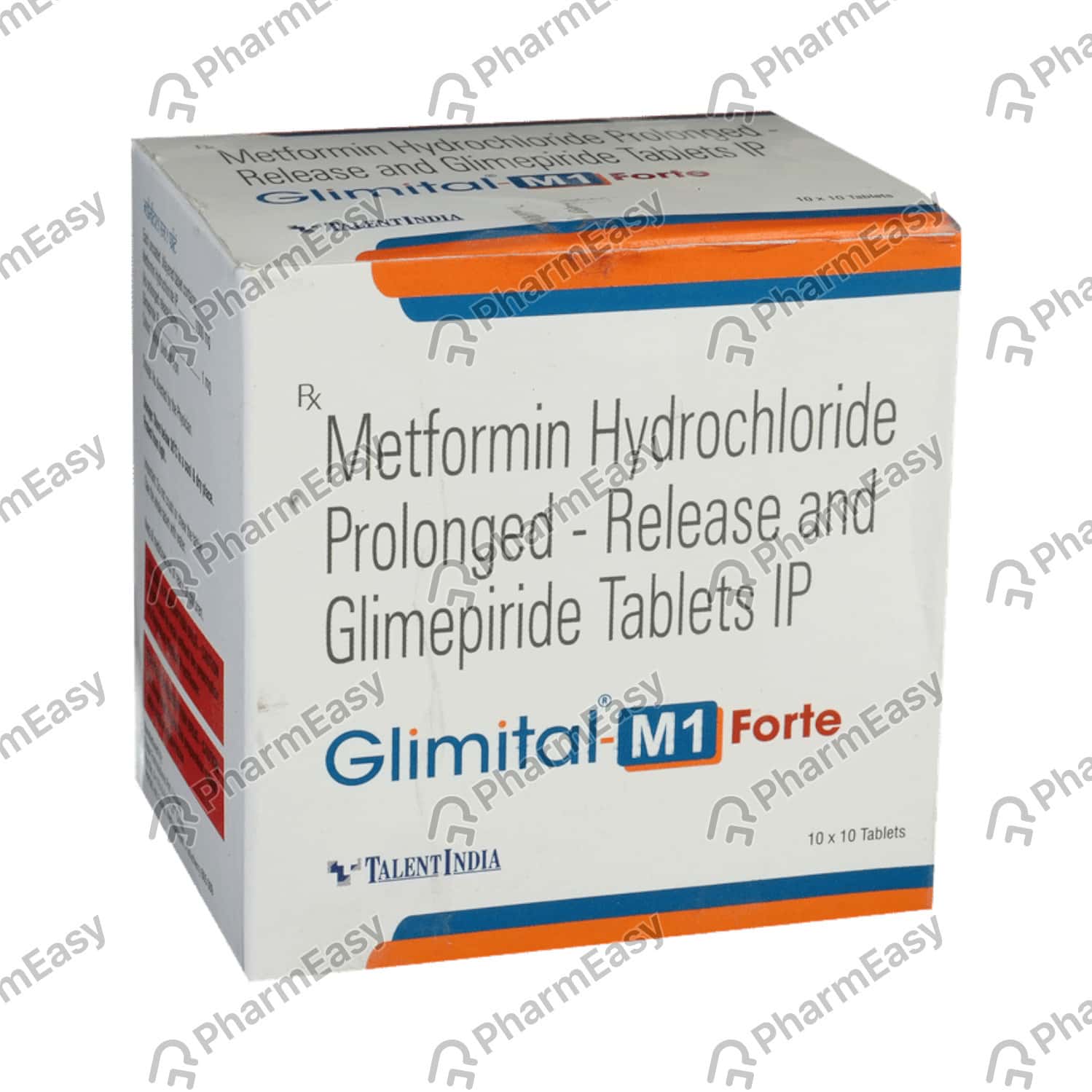Glimital M 1mg Forte Strip Of 15 Tablets: Uses, Side Effects, Price ...