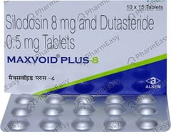 Maxvoid Plus 8mg Cp Strip Of 30 Tablets: Uses, Side Effects, Price ...