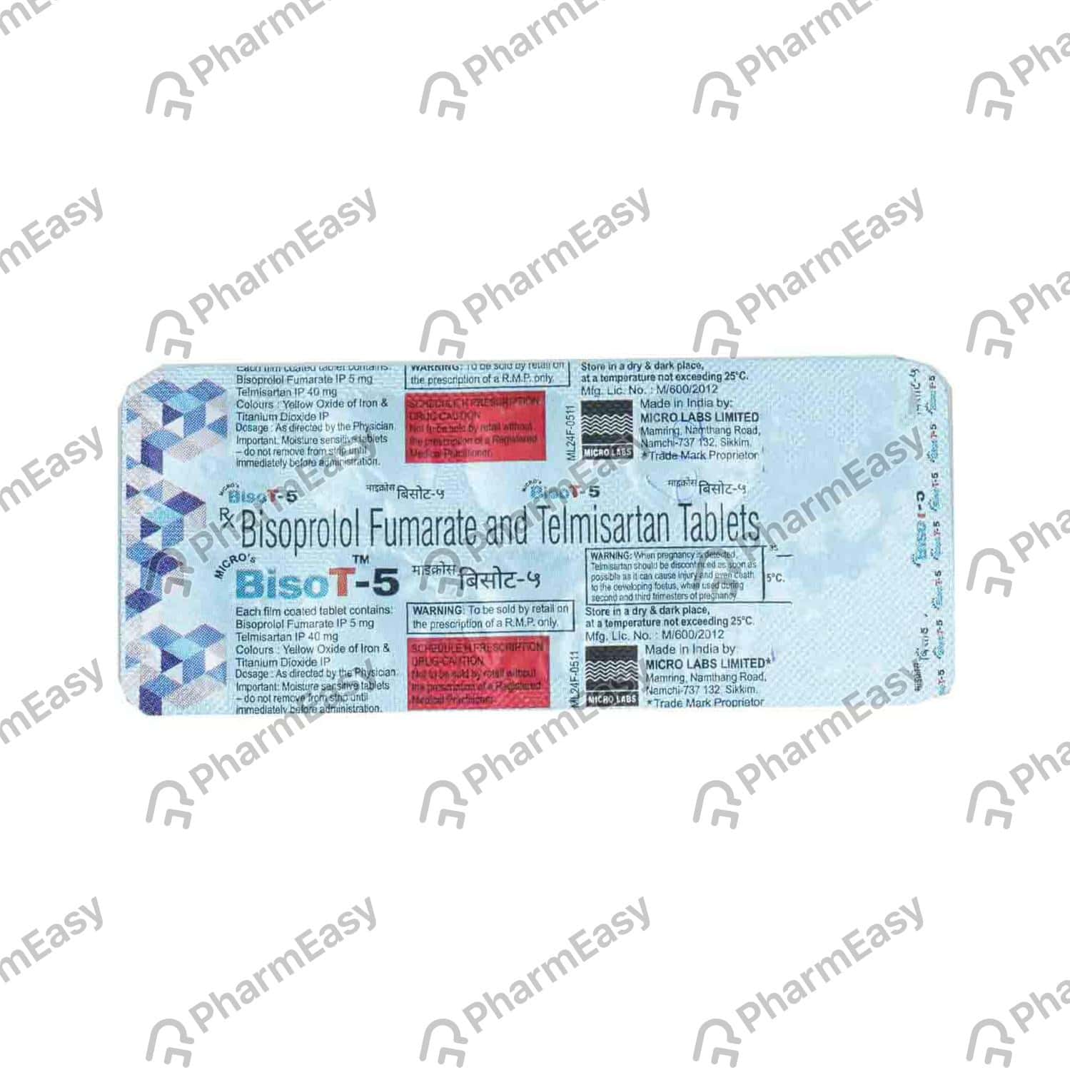 Bisot 5mg Strip Of 10 Tablets: Uses, Side Effects, Price & Dosage ...