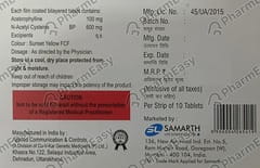 Mucomix Ace 100/600mg Strip Of 10 Tablets: Uses, Side Effects, Price ...