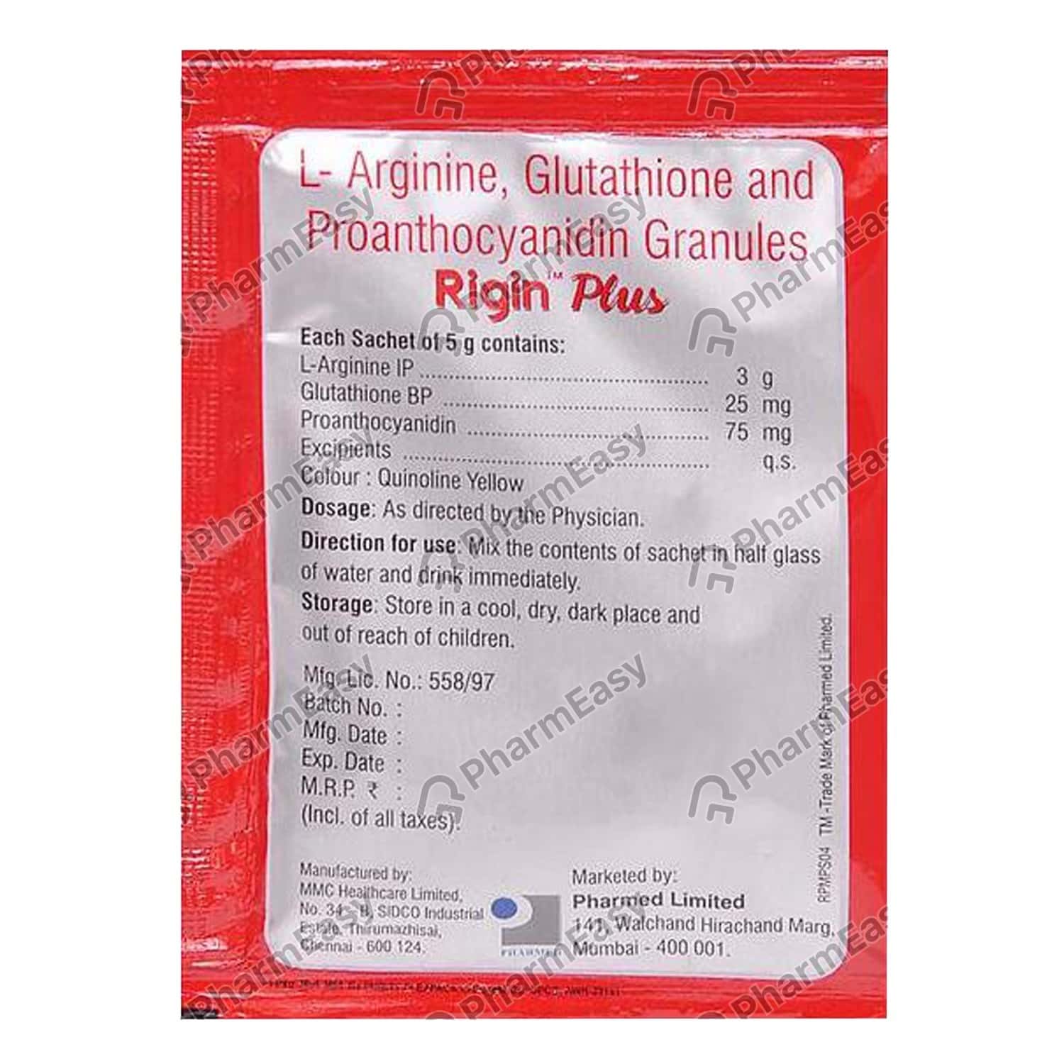 Buy Rigin Plus Apple Flavour Sugar Free Granule 5gm Online at Flat 18% ...