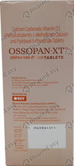 Ossopan Xt Strip Of 15 Tablets: Uses, Side Effects, Price & Dosage ...