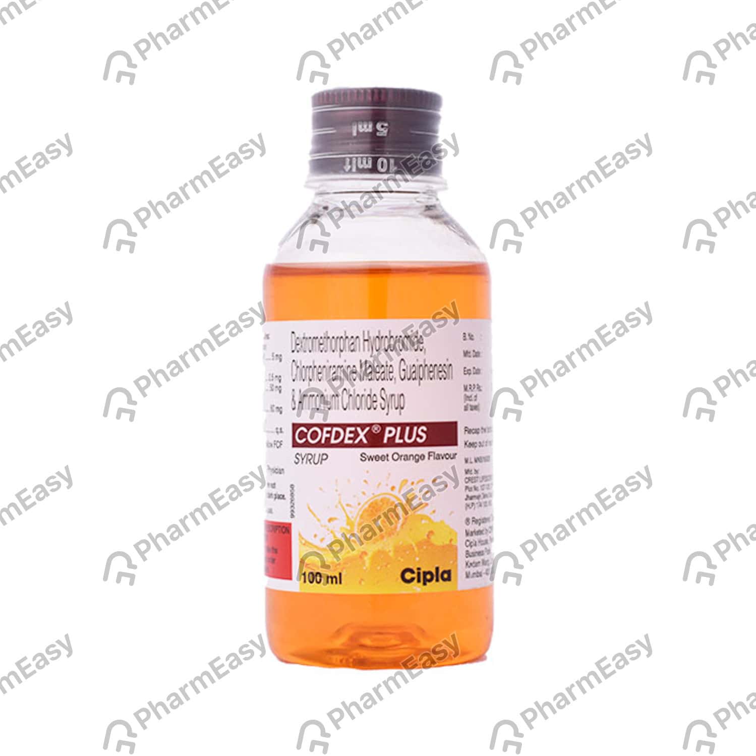 Cofdex Plus Sweet Orange Bottle Of 100ml Syrup: Uses, Side Effects ...