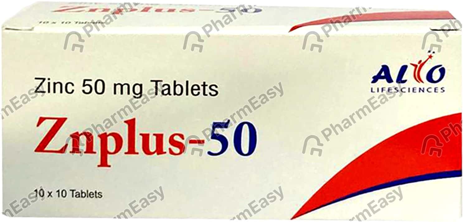 Buy Znplus 50 MG Tablet (10) Online at Flat 15% OFF | PharmEasy
