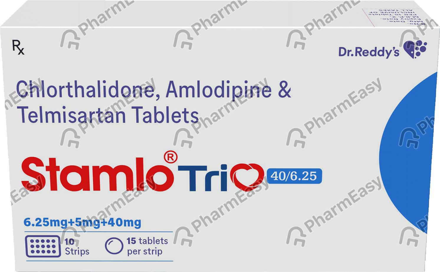 Buy Stamlo Trio 40/6.25mg Strip Of 15 Tablets Online at Flat 15% OFF ...