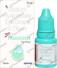 Maxmoist 0.1 %W/V Eye Drop (10): Uses, Side Effects, Price & Dosage ...