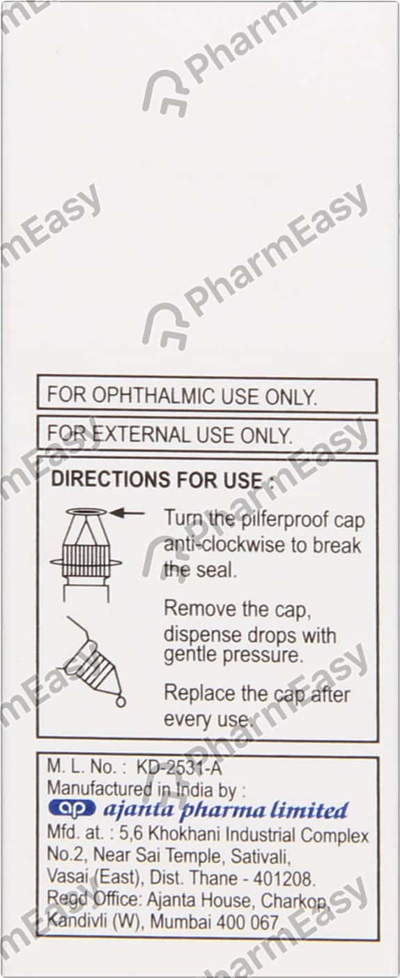Maxmoist 0.1 %W/V Eye Drop (10): Uses, Side Effects, Price & Dosage ...