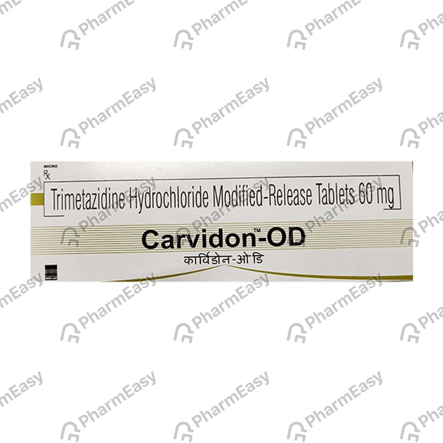 Carvidon Od 60 MG Tablet (15): Uses, Side Effects, Price & Dosage ...