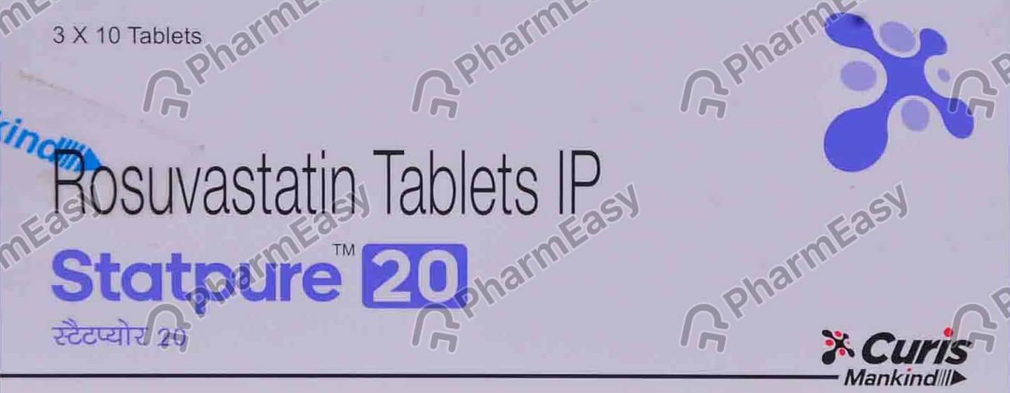 Statpure 20 MG Tablet (10): Uses, Side Effects, Price & Dosage | PharmEasy