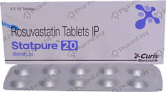 Statpure 20 MG Tablet (10): Uses, Side Effects, Price & Dosage | PharmEasy