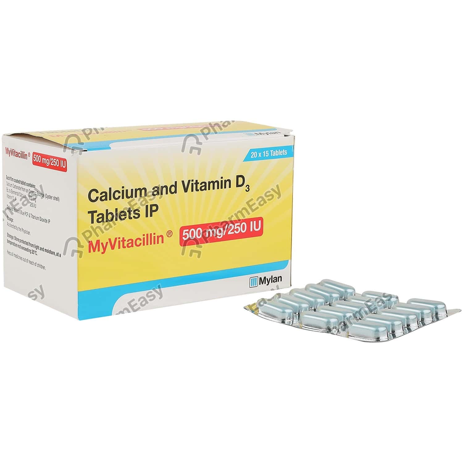 Myvitacillin Strip Of 15 Tablets: Uses, Side Effects, Price & Dosage ...