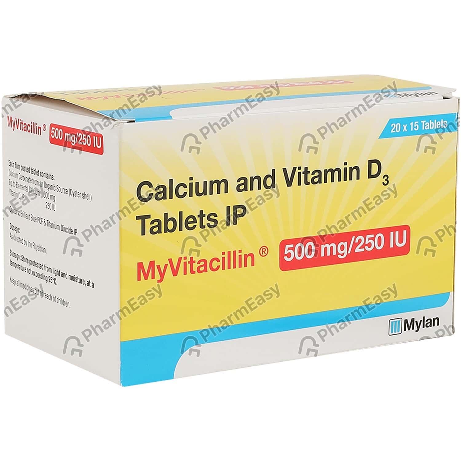 Myvitacillin Strip Of 15 Tablets: Uses, Side Effects, Price & Dosage ...