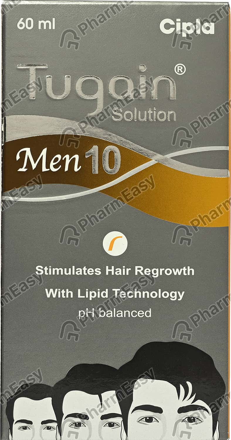 Tugain Men 10% Bottle Of 60ml Solution: Uses, Side Effects, Price ...