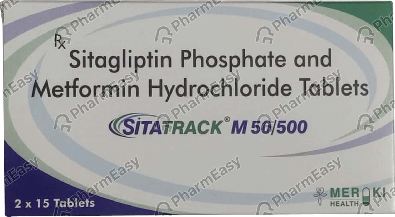 Sitatrack M 50/500mg Strip Of 15 Tablets: Uses, Side Effects, Price ...