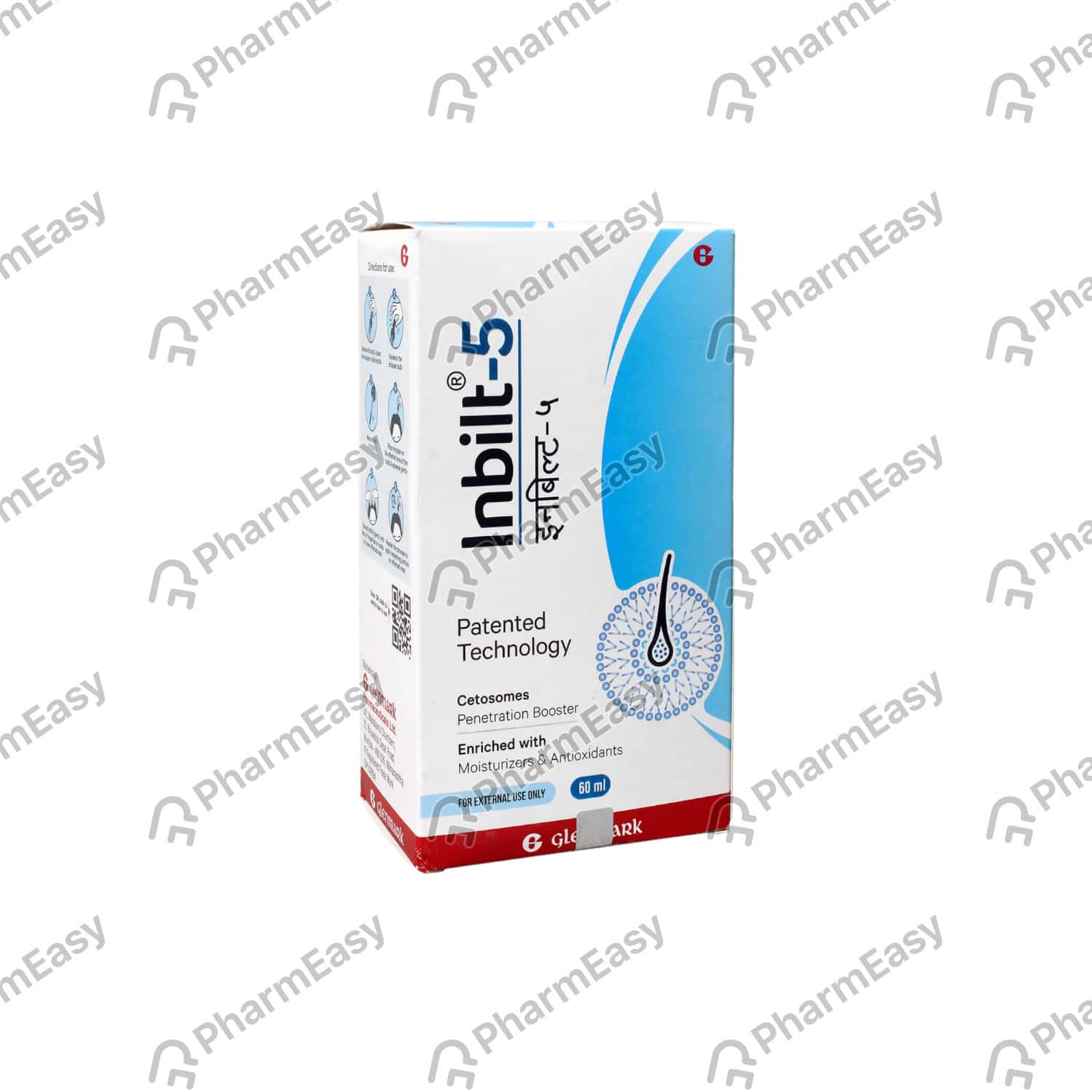 Inbilt 5 %W/V Skin Solution (60): Uses, Side Effects, Price & Dosage ...