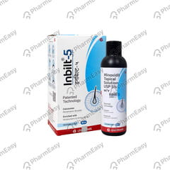 Inbilt 5 %W/V Skin Solution (60): Uses, Side Effects, Price & Dosage ...