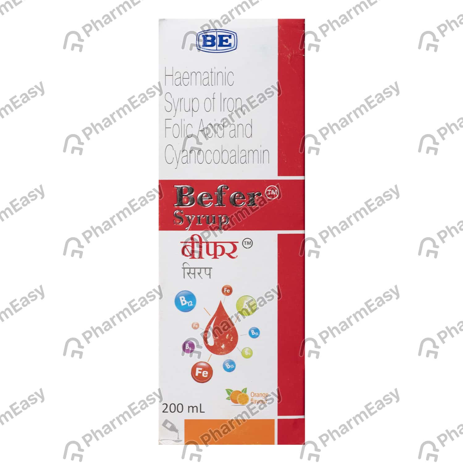 Befer Orange Flavour Bottle Of 200ml Syrup: Uses, Side Effects, Price ...