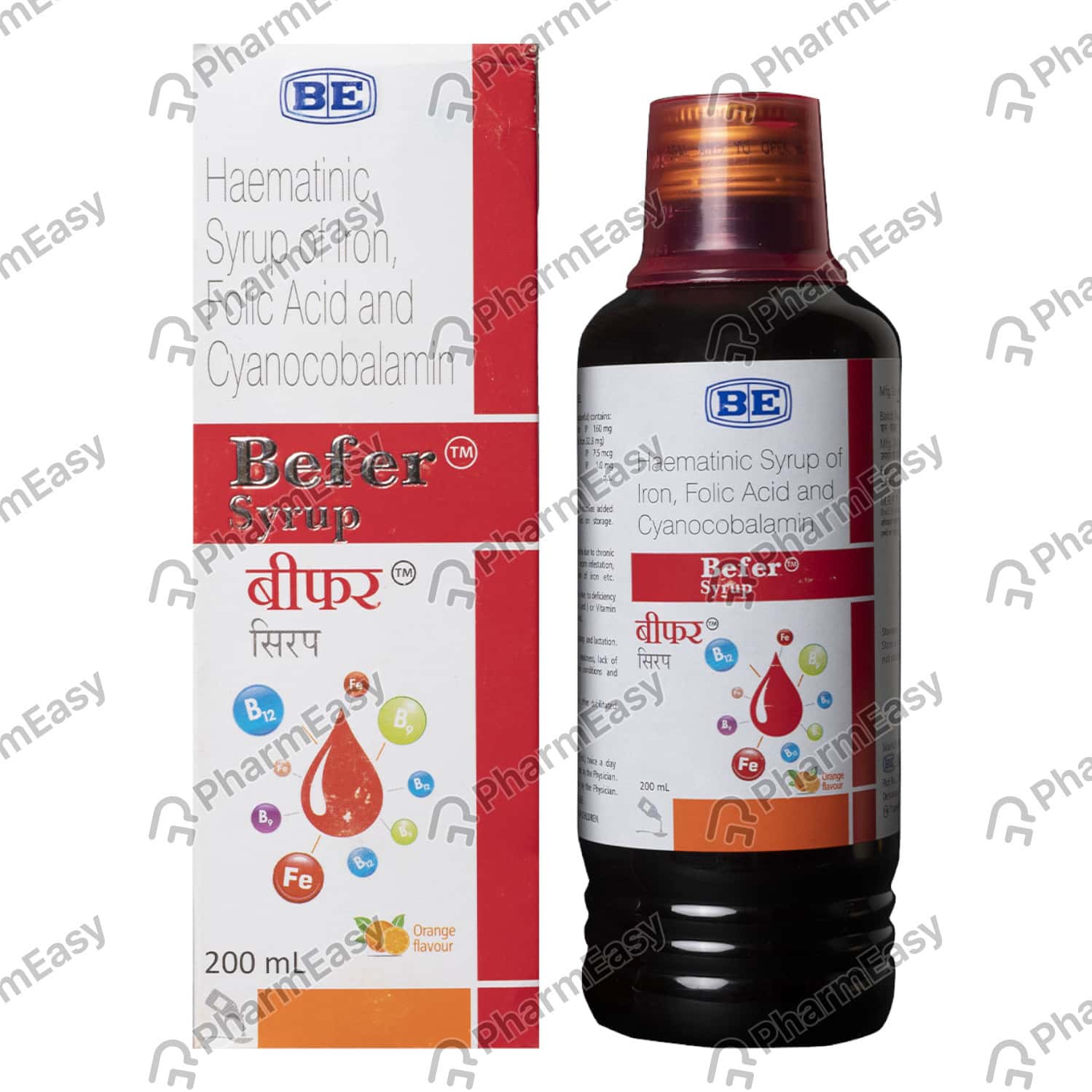 Befer Orange Flavour Bottle Of 200ml Syrup: Uses, Side Effects, Price ...