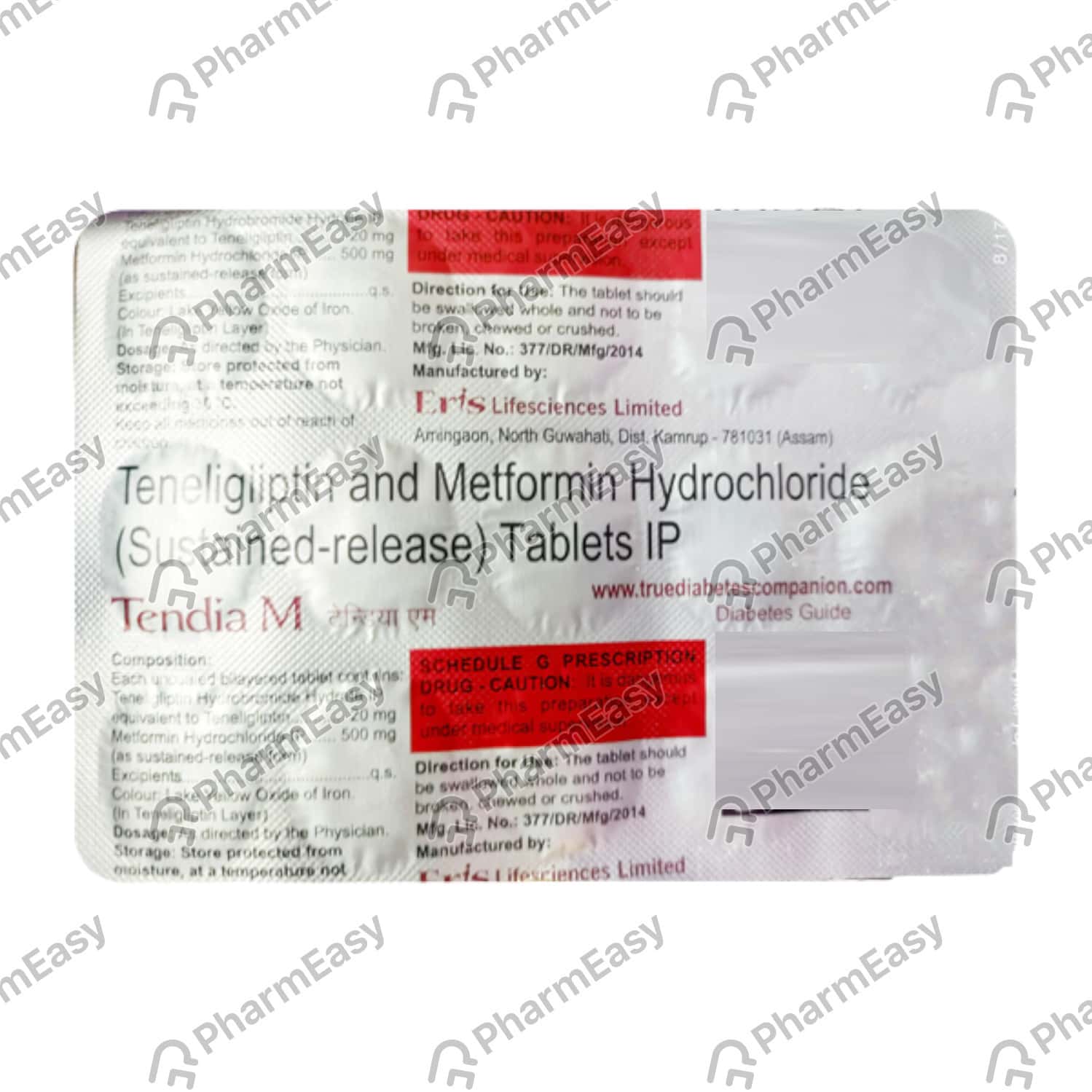 Tendia M Tablet: Uses, Side-effects, Price, Dosage & More Info - PharmEasy