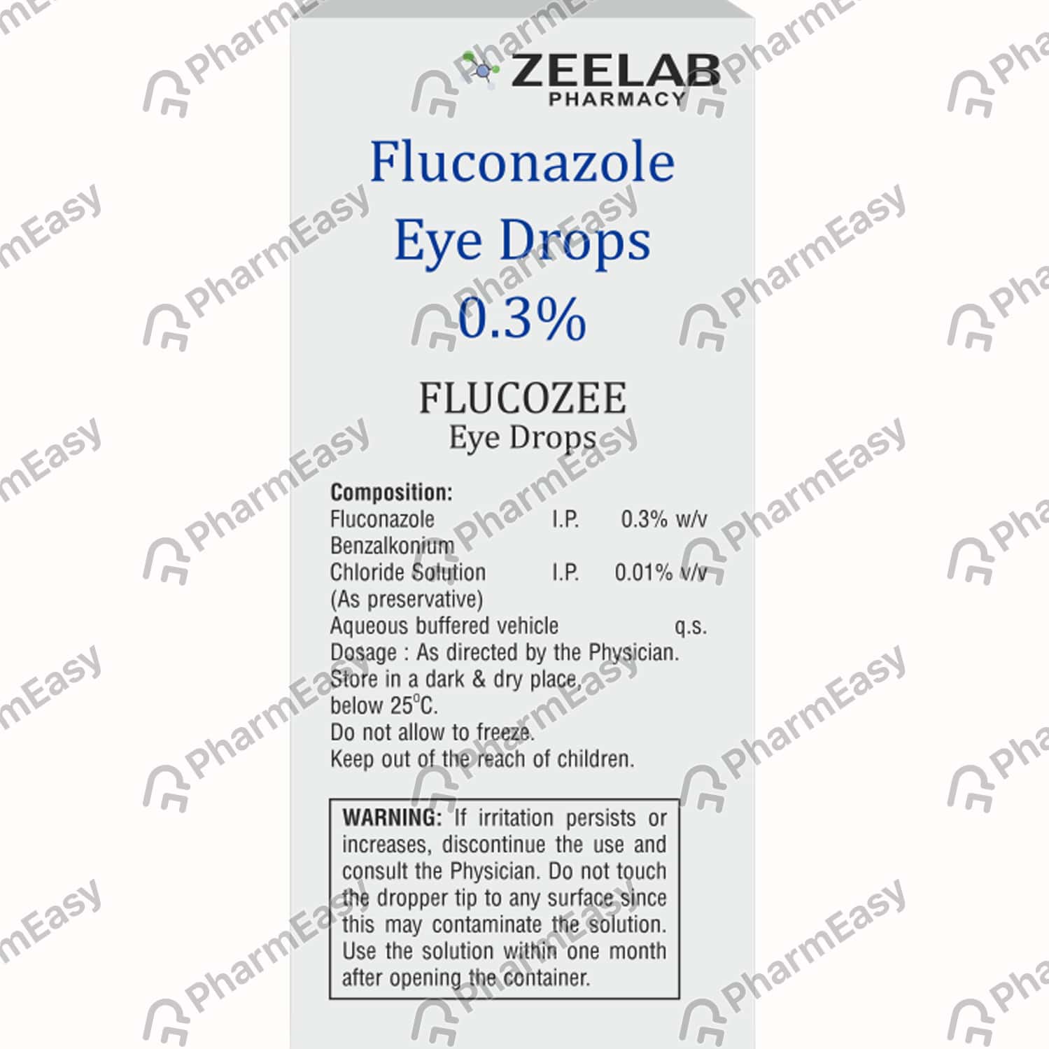 Buy Flucozee 0.3 %W/V Eye Drop (5) Online at Flat 15% OFF | PharmEasy