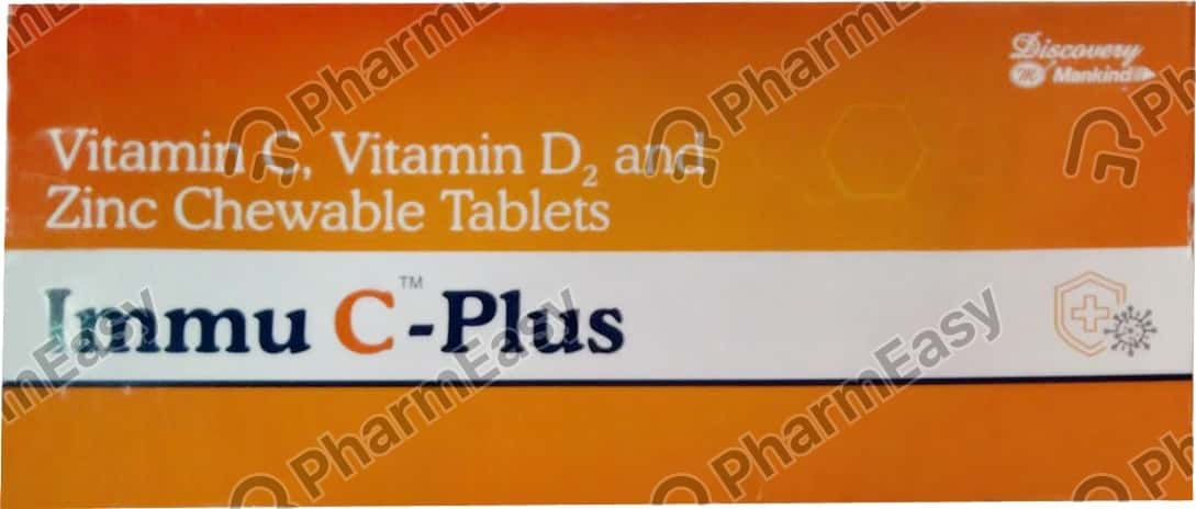 Immu C Plus Strip Of 10 Chewable Tablets: Uses, Side Effects, Price ...