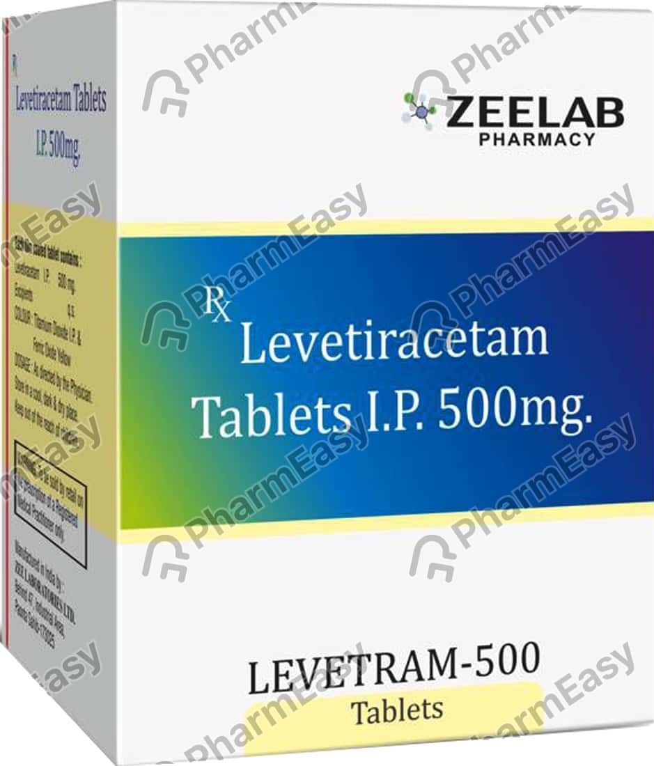 Levetram 500 MG Tablet (10): Uses, Side Effects, Price & Dosage | PharmEasy