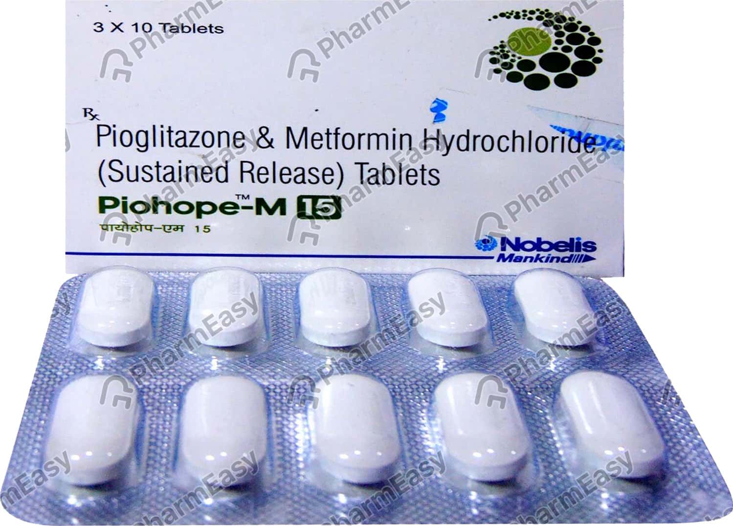 Buy Piohope M 15mg Strip Of 10 Tablets Online at Flat 15% OFF | PharmEasy