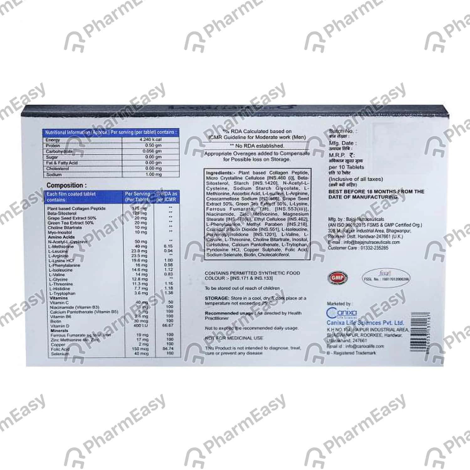 Buy LOGIHAIR MEN STRIP OF 10 TABLETS Online & Get Upto 60% OFF at PharmEasy