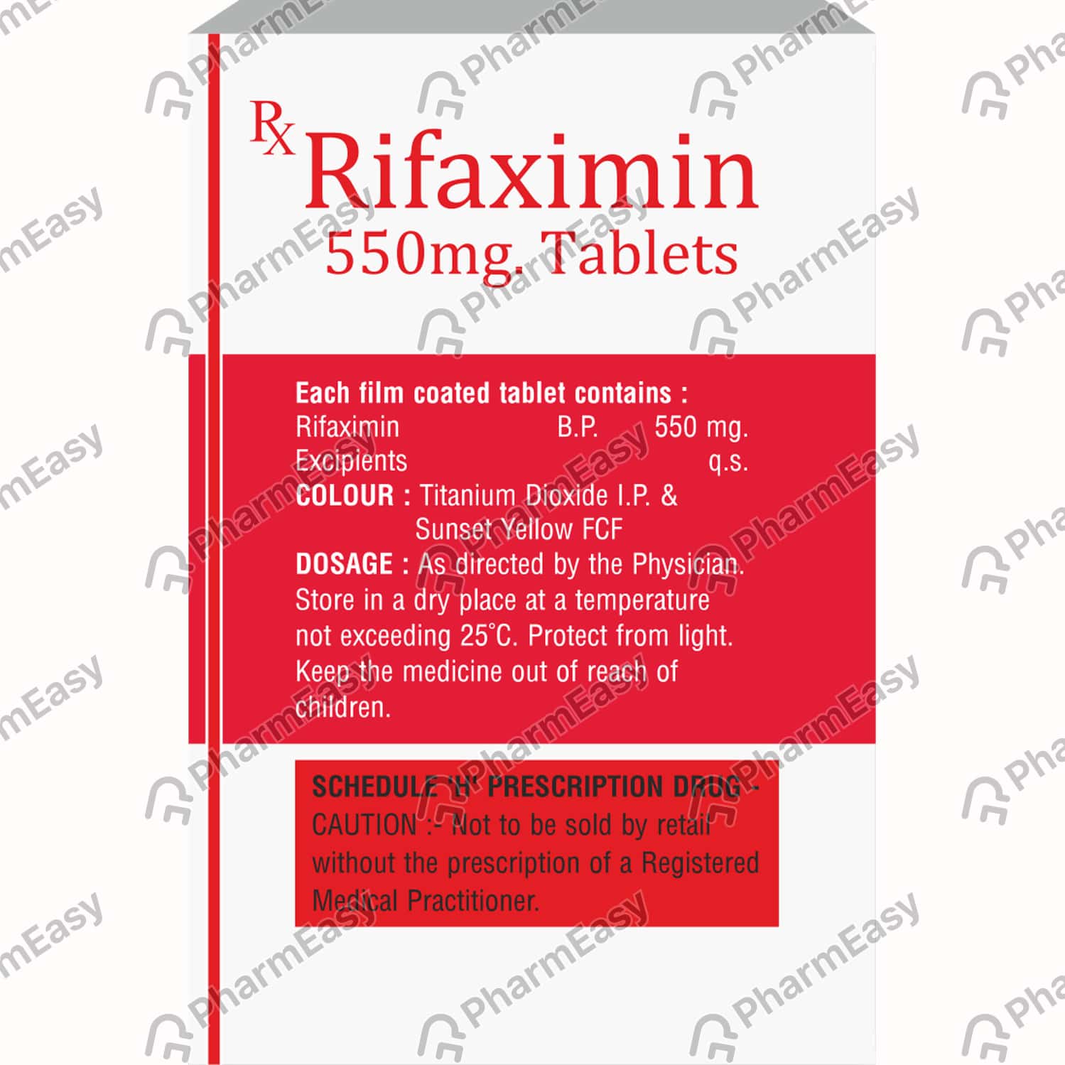 Buy Rifazim 550 MG Tablet (10) Online at Flat 15% OFF | PharmEasy