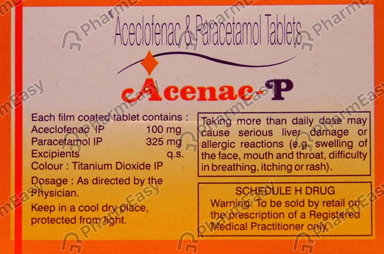 Abnac P Strip Of 10 Tablets: Uses, Side Effects, Price & Dosage | PharmEasy