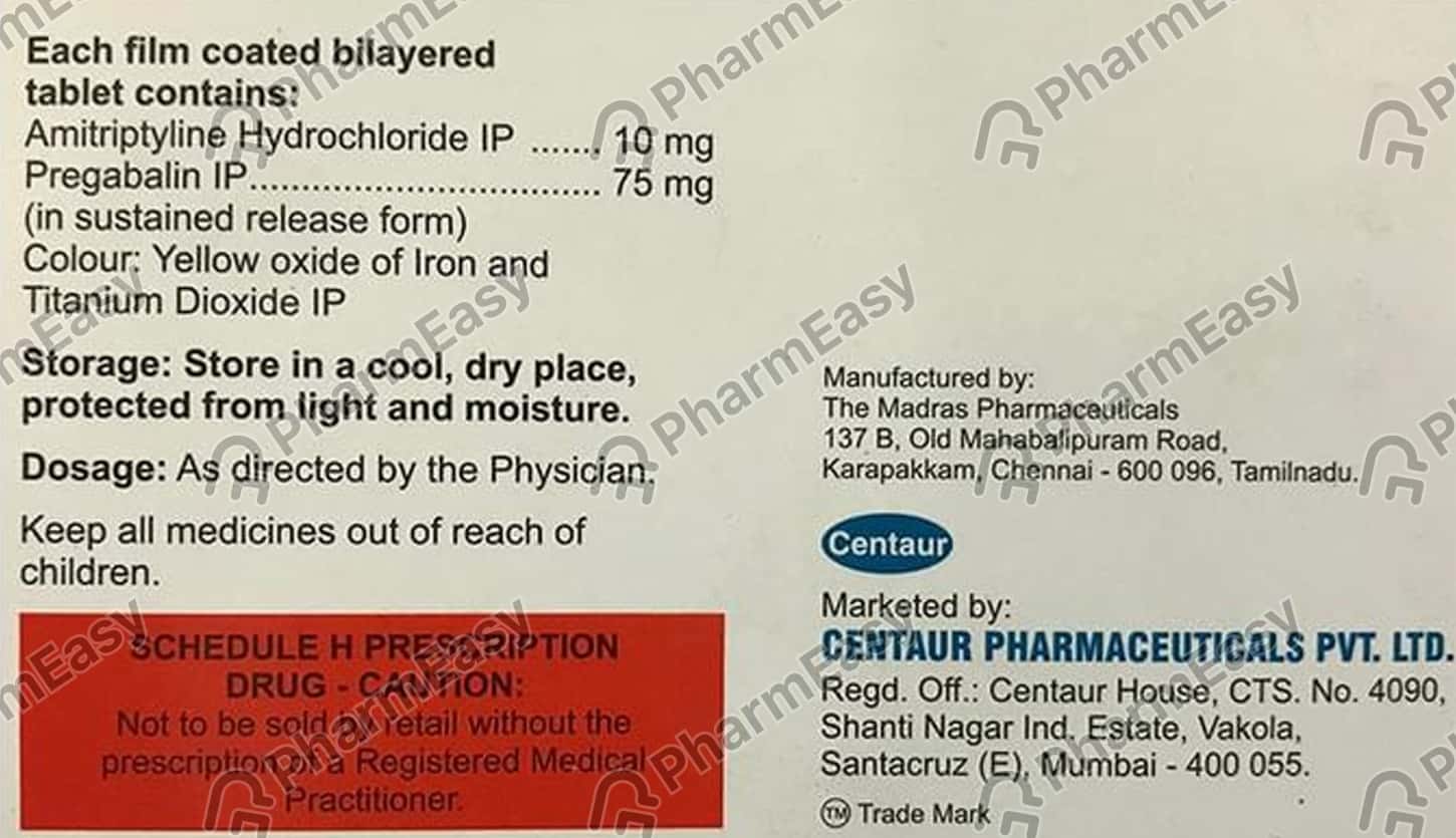 Buy Amnuring P Strip Of 10 Tablets Online at Flat 15% OFF | PharmEasy