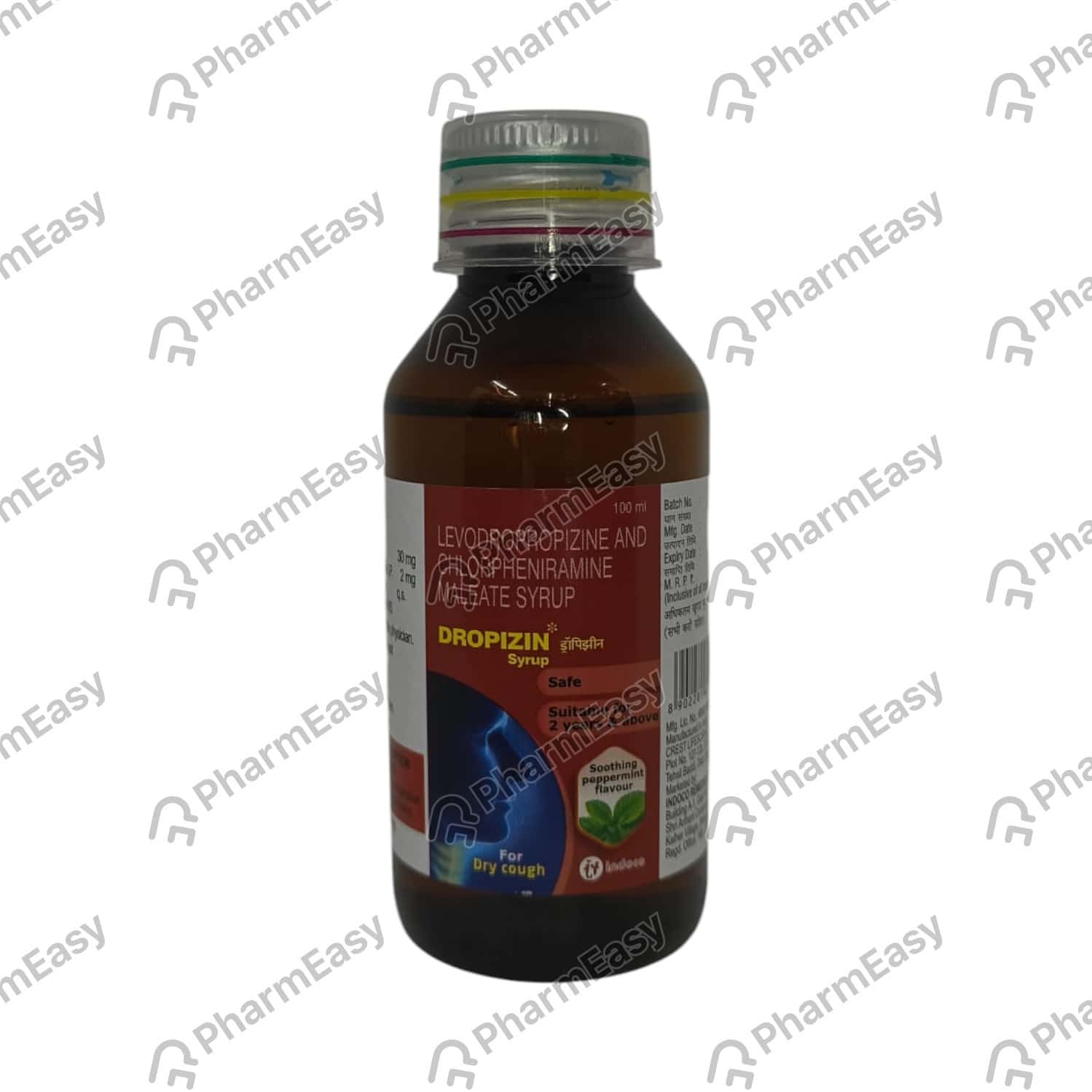 Dropizin Soothing Peppermint Flavour Bottle Of 100ml Syrup: Uses, Side ...
