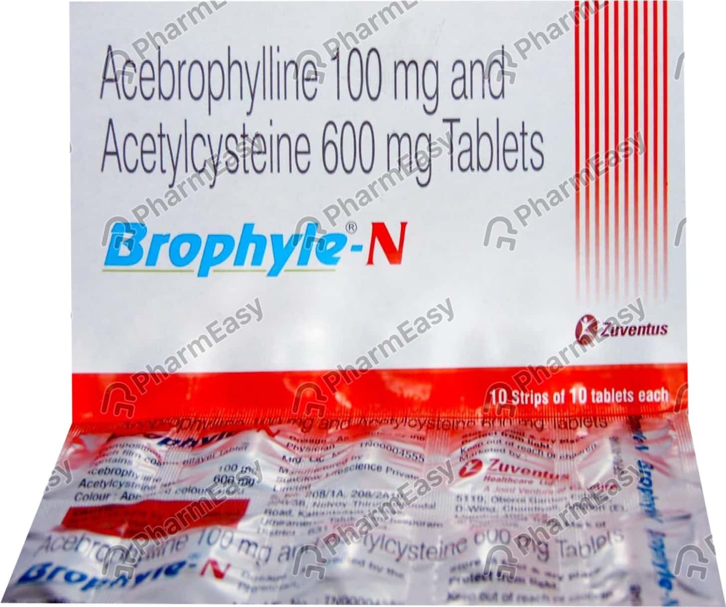Brophyle N Strip Of 10 Tablets: Uses, Side Effects, Price & Dosage ...