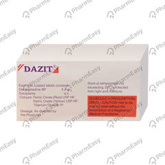Dazit 5 MG Tablet (15): Uses, Side Effects, Price & Dosage | PharmEasy