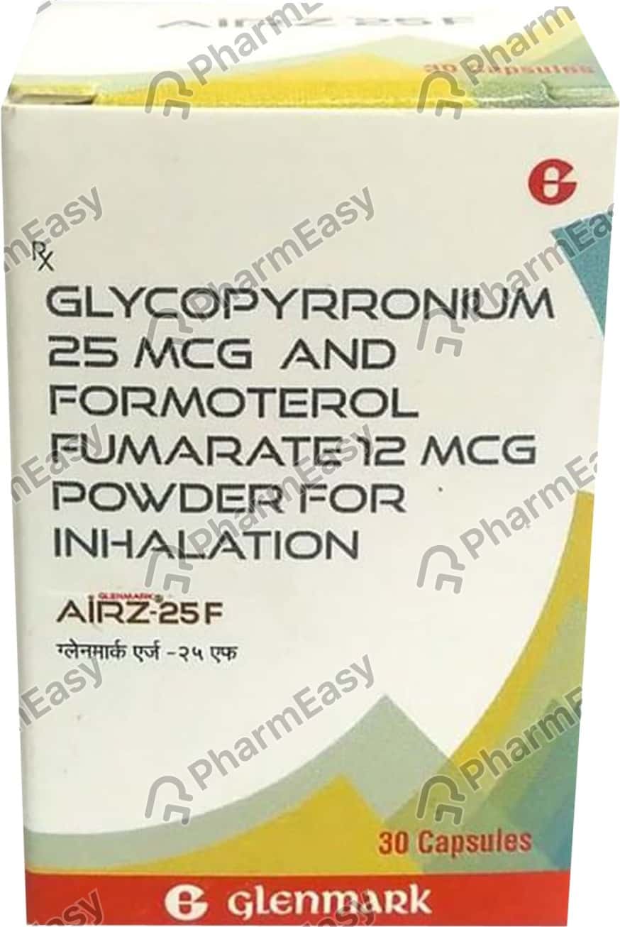 Buy Airz 25 F Capsule 30'S Online & Save Up to 24% at PharmEasy